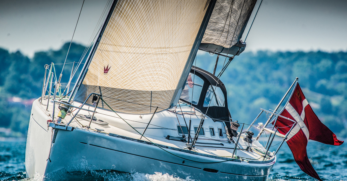 World's first sail containing recycled plastic bottles